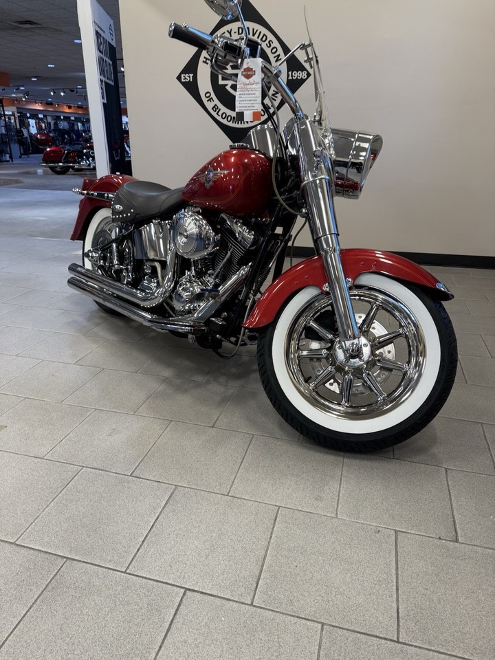 Harley Chrome 9 Spoke Heritage Fatboy FLSTC Wheels Rims 2000 to 17 ...