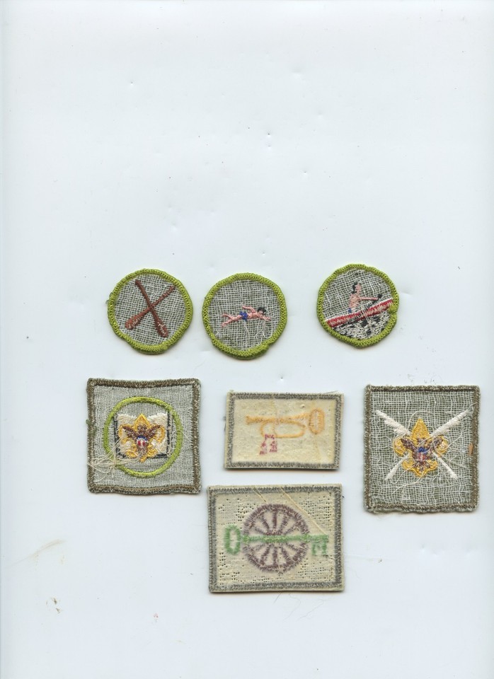 BOY SCOUT MERIT BADGES AND POSITION PATCHES (VINTAGE) | eBay