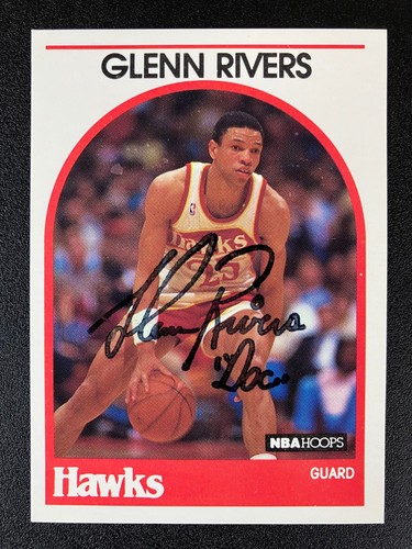 Glenn Doc Rivers Hawks 1989-90 Hoops In Person IP TTM Signed Auto ...