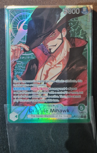 One Piece TCG Card Game - OP 14 Dracule Mihawk Leader Alt Art | eBay