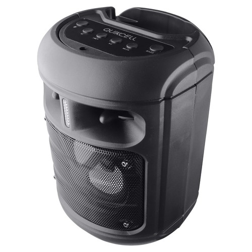 Enceinte Sans Fil LED Quikcell Party Beat Boost Avec Entrée Microphone ...