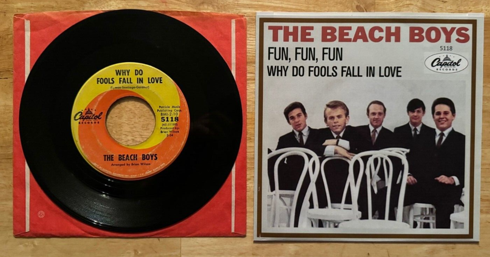 45 7" SP THE BEACH BOYS FUN FUN FUN CAPITOL 5118 | eBay
