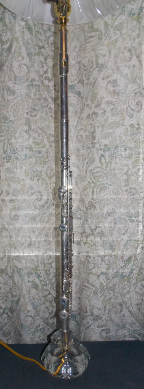 Unique Gemeinhardt 2SP FLUTE Musical Instrument Lamp! Handmade/Silver ...