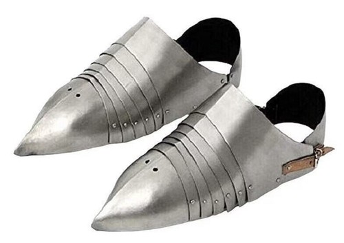 Medieval Knight Sabaton Feet Armor Shoes Steel LARP warrior cosplay ...