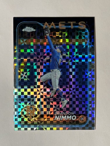2024 Topps Chrome X-Fractor Refractor #233 Brandon Nimmo | eBay