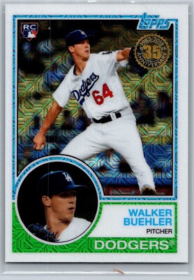 2018 Topps #33 Walker Buehler Rookie Silver Pack Dodgers Red Sox | eBay