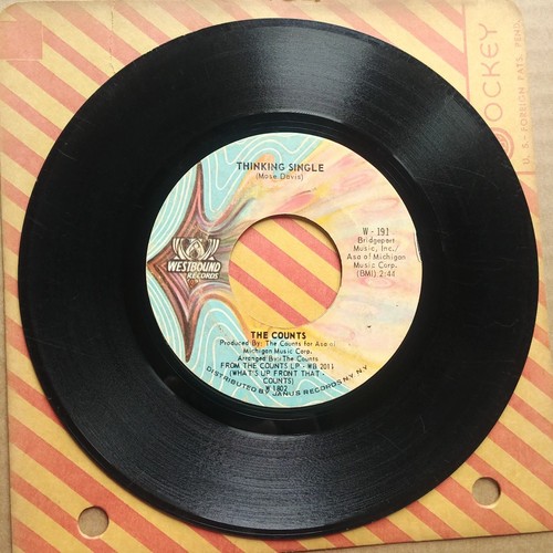 THE COUNTS Thinking Single/Why Not Start All Over 45 7" FUNK SOUL ...