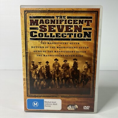 The Magnificent Seven Collection (DVD, 1960) Region 4 + FREE POST AUS ...