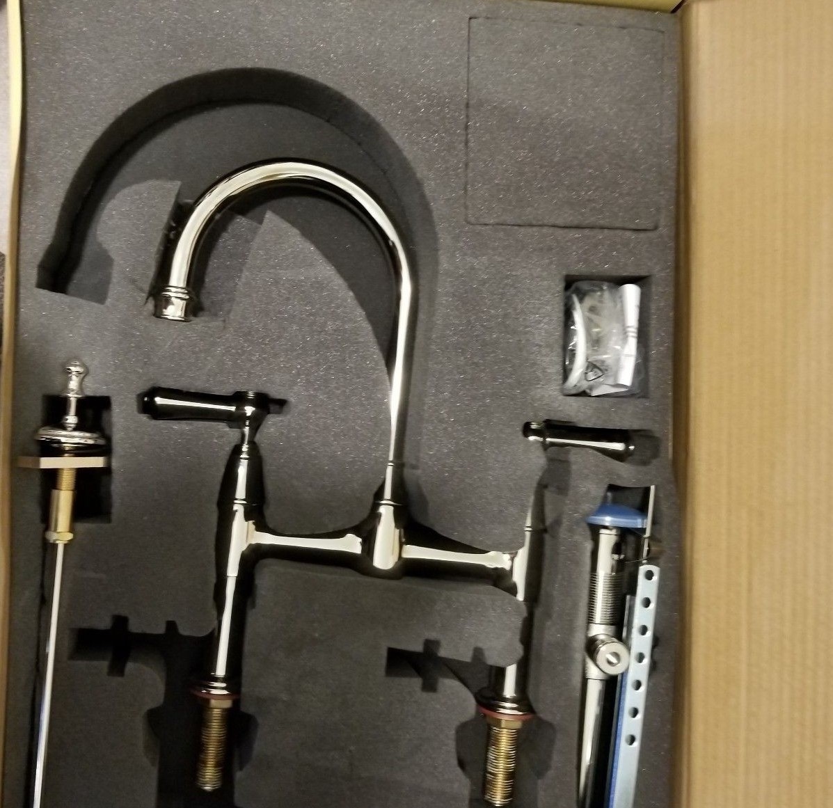 Rohl U.3708LSP-PN-2 Ac600Lm-Apc Perrin & Rowe Georgian Era Deck Mounted ...