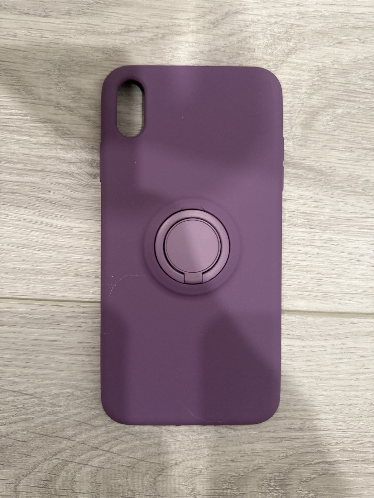 iPhone X/X Max Purple Phone Case With Ring | eBay