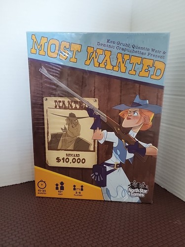"MOST WANTED" Board Game North Star Games (2018) | eBay