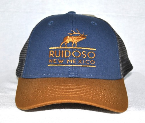 *RUIDOSO NEW MEXICO* Elk hunting Trucker mesh Ball cap hat *OURAY 51238 ...