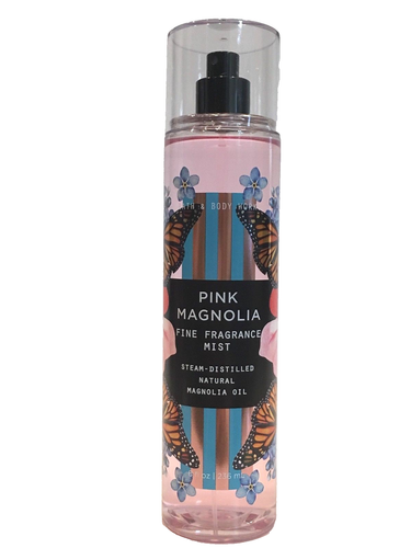 NEW 3 BATH & BODY WORKS PINK MAGNOLIA FINE FRAGRANCE MIST BODY SPRAY 8 ...