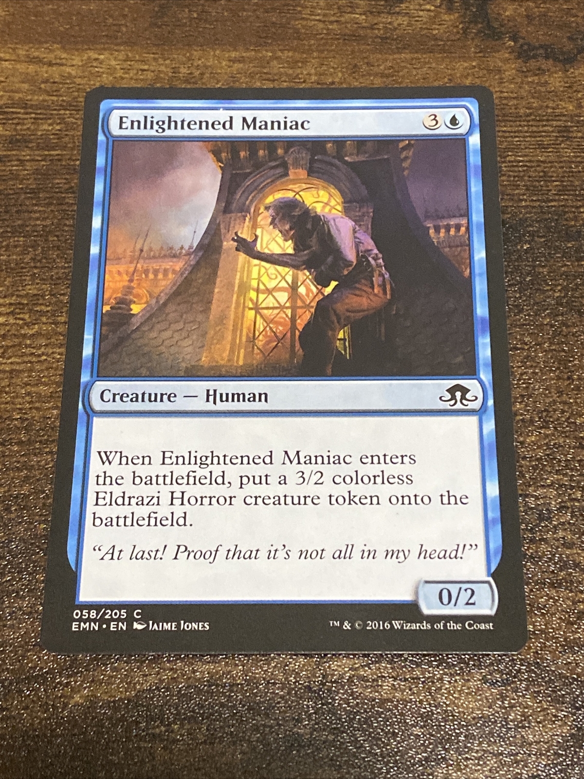 Enlightened Maniac Eldritch Moon 58/205 MTG Magic The Gathering D5399 ...