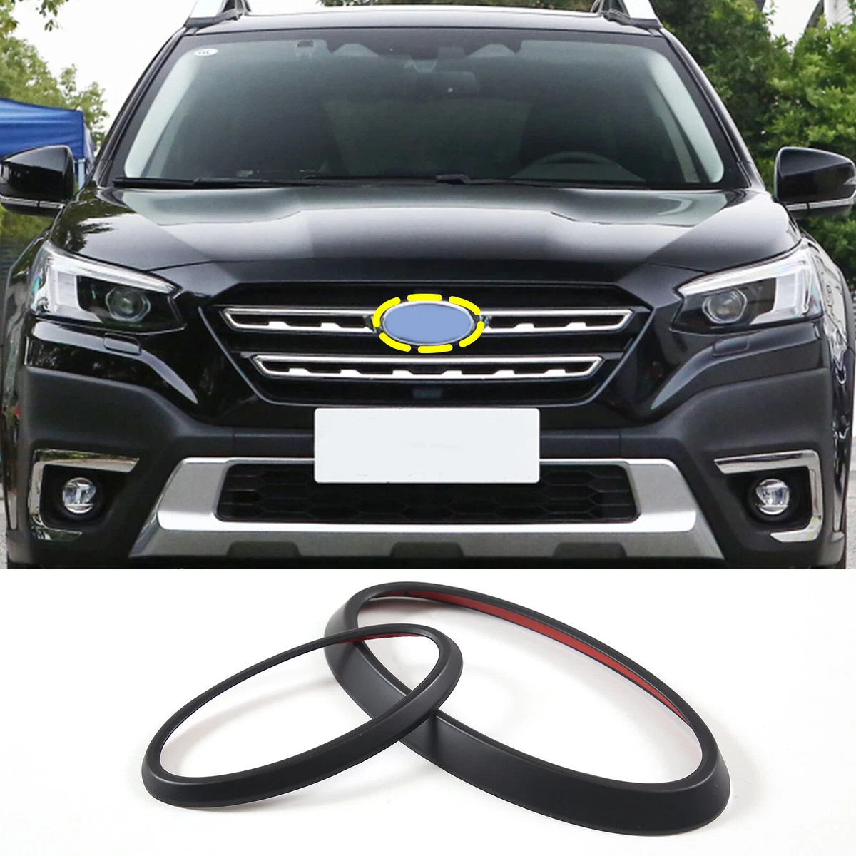 Black Subaru Emblem Badge