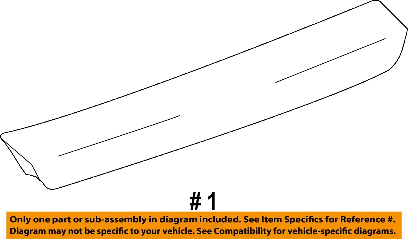 GM OEM-High Mount Brake Light-High Mount Lamp 22783103 | eBay