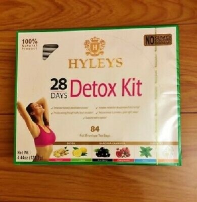 Hyleys 28 Day Detox Tea Kit (Detox/ Garcinia Cambo/ Sleep) 6 Flavors 84 ...