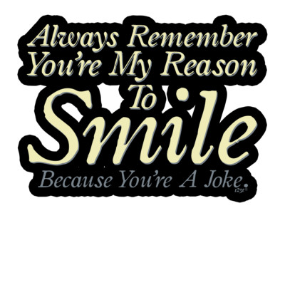 2 x Car Stickers - always remember youre my reason to smile Decal Truck ...
