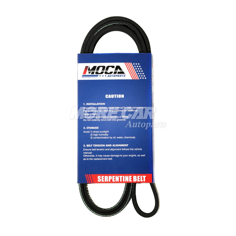 2 Pcs Serpentine Drive Belt for 2002 Chrysler PT Cruiser 2.4L 4PK1420 ...