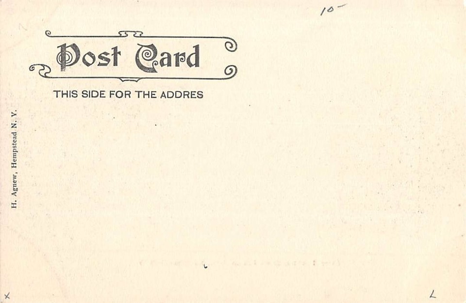 HEMPSTEAD, LONG ISLAND, NY ~ FULTON AVENUE, HOMES, AGNEW PUB ~ c 1903 ...