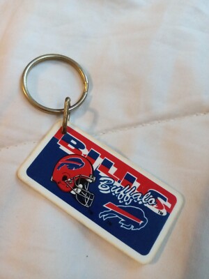 Buffalo Bills NFL Double Sided Plastic Keychain 1994 NFLP Tag Express ...