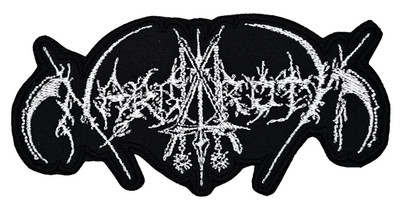 NARGAROTH WHITE LOGO (shaped border) EMBROIDERED PATCH | eBay