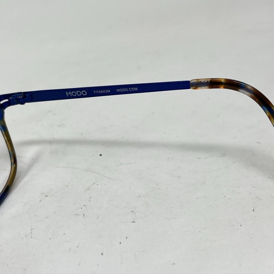 MODO TITANIUM EYEWEAR MODEL 4500 49-16-138 BLUE TORTOISE EYEGLASSES QN95 | eBay