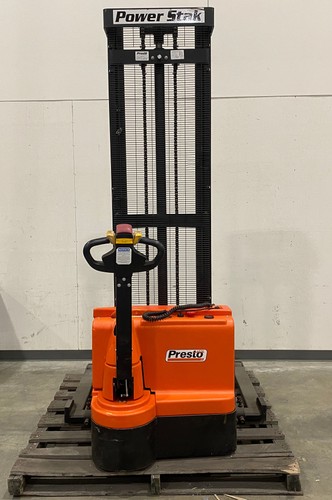 Presto PowerStak 2200 Lb. Capacity Powered Lift & Drive Straddle Pallet ...