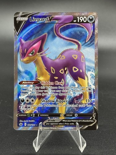 Liepard V - 180/198 - Chilling Reign - Ultra Rare - NM- Pokemon TCG ...