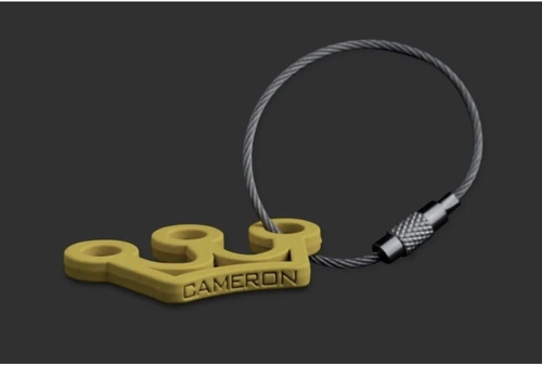 Scotty Cameron Key Fob / Bag Tag Soft Touch Mini Crown Yellow Golf Key ...