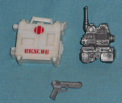 vintage G.I. GI JOE gijoe LIFELINE WEAPONS LOT #3 gun backpack first ...