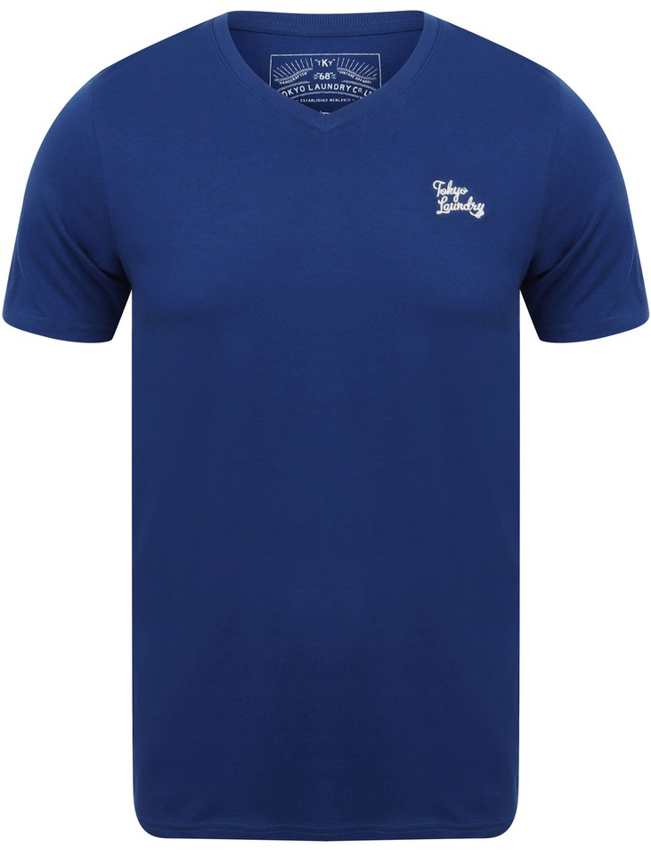 Tokyo Laundry Men's T-Shirt 3 Pack Cotton Short Sleeve Top Plain Gym ...