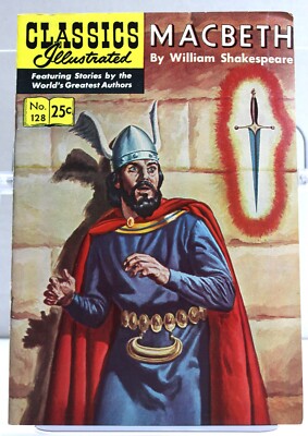 VINTAGE CLASSICS ILLUSTRATED #128 MACBETH COMIC BOOK 1970 VERY GOOD! | eBay
