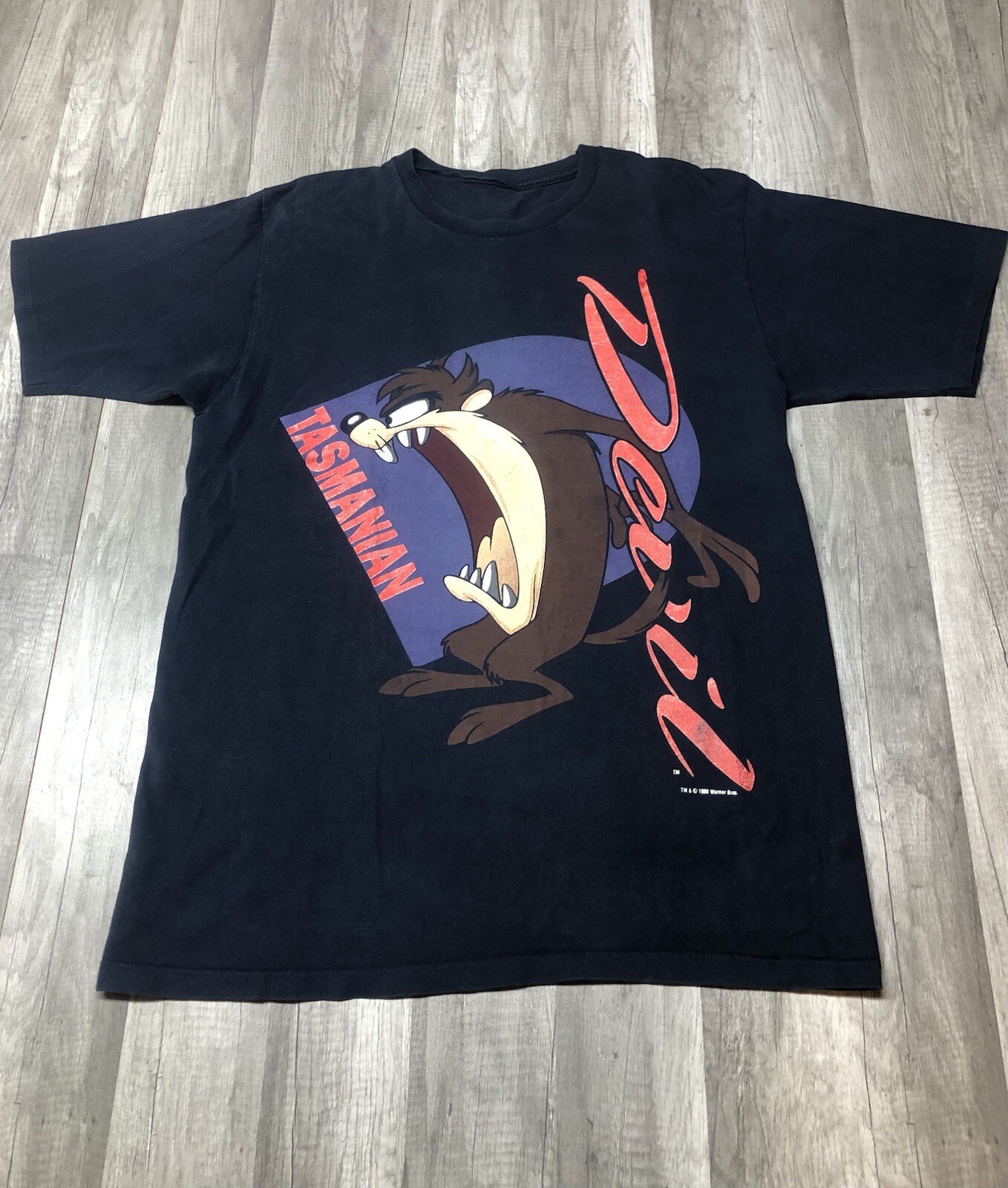 Vintage Tasmanian Devil Taz Cartoon Big Graphic 1993 … - Gem