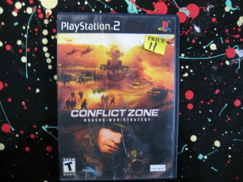 Conflict Zone: Modern War Strategy PS2 PlayStation 2 2002 RTS Game ...