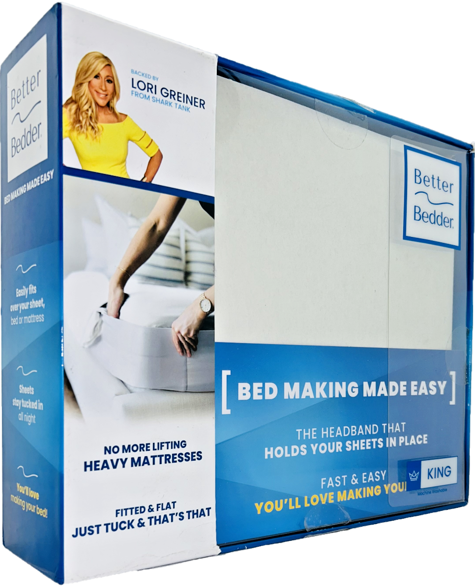 Better Bedder Bed Headband Tuck Fitted Flat Sheets Makes Easy Bonus ...