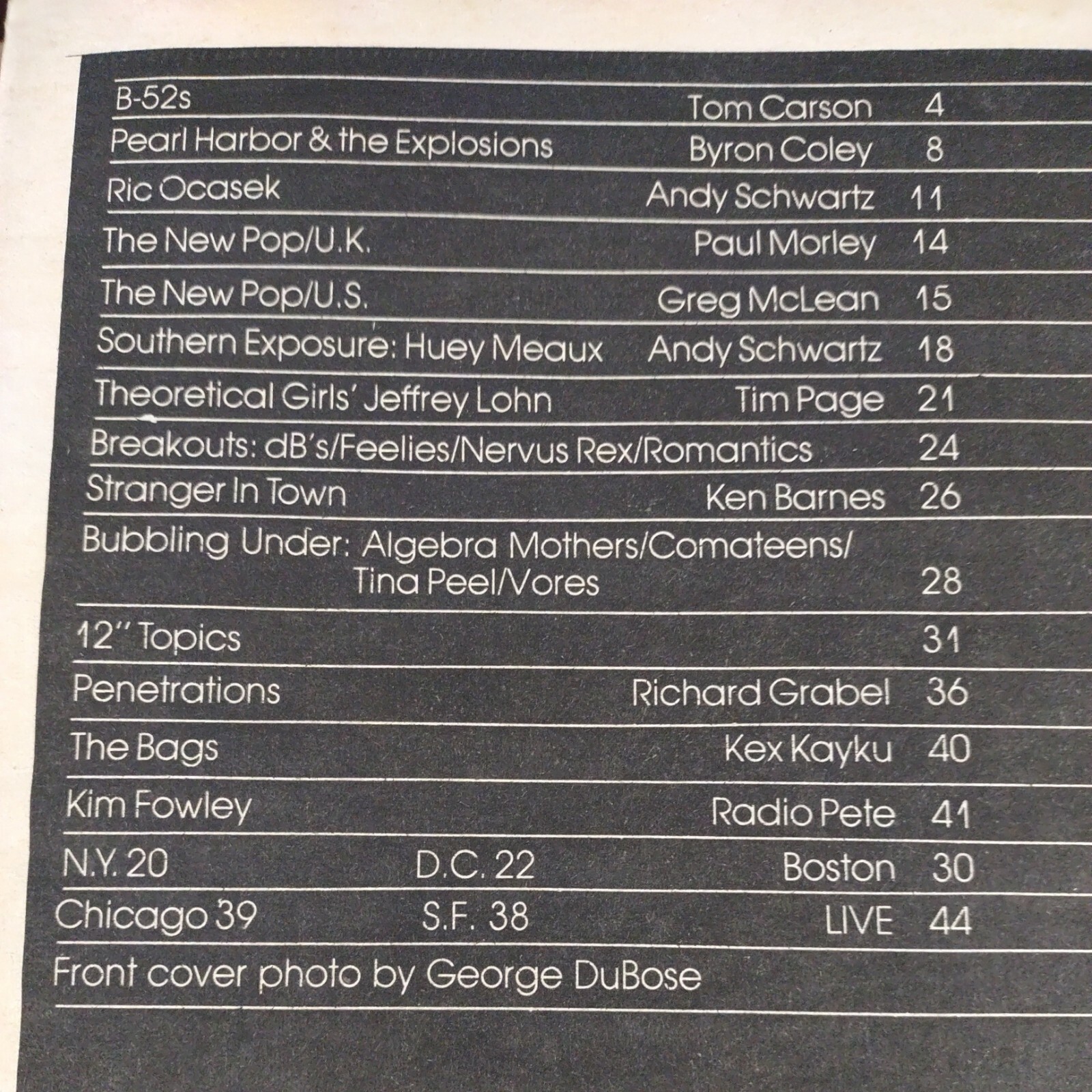 VTG New York Rocker Rock Music Magazine #20 July 1979 B-52s Ric Ocasek ...