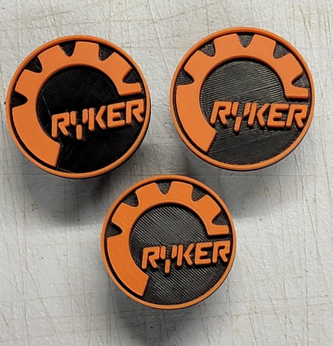 SALE***** Canam Ryker Rim Caps "Ryker" 600cc 900cc 3D Printed Ryker ...