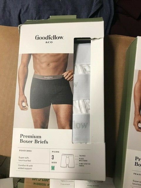 GOODFELLOW NEW 3 PREMIUM BOXER BRIEFS choice of sizes S/M/L/XL/XXL | eBay
