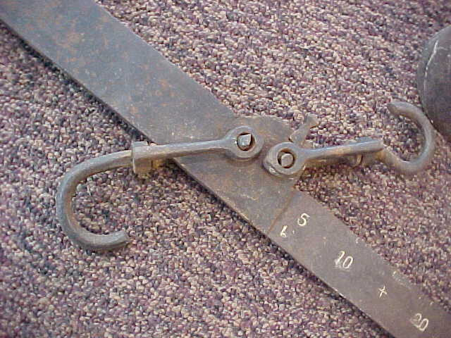 Huge Antique PS & W Co. Hanging Balance Beam Scale Cast Iron Cotton 52 ...
