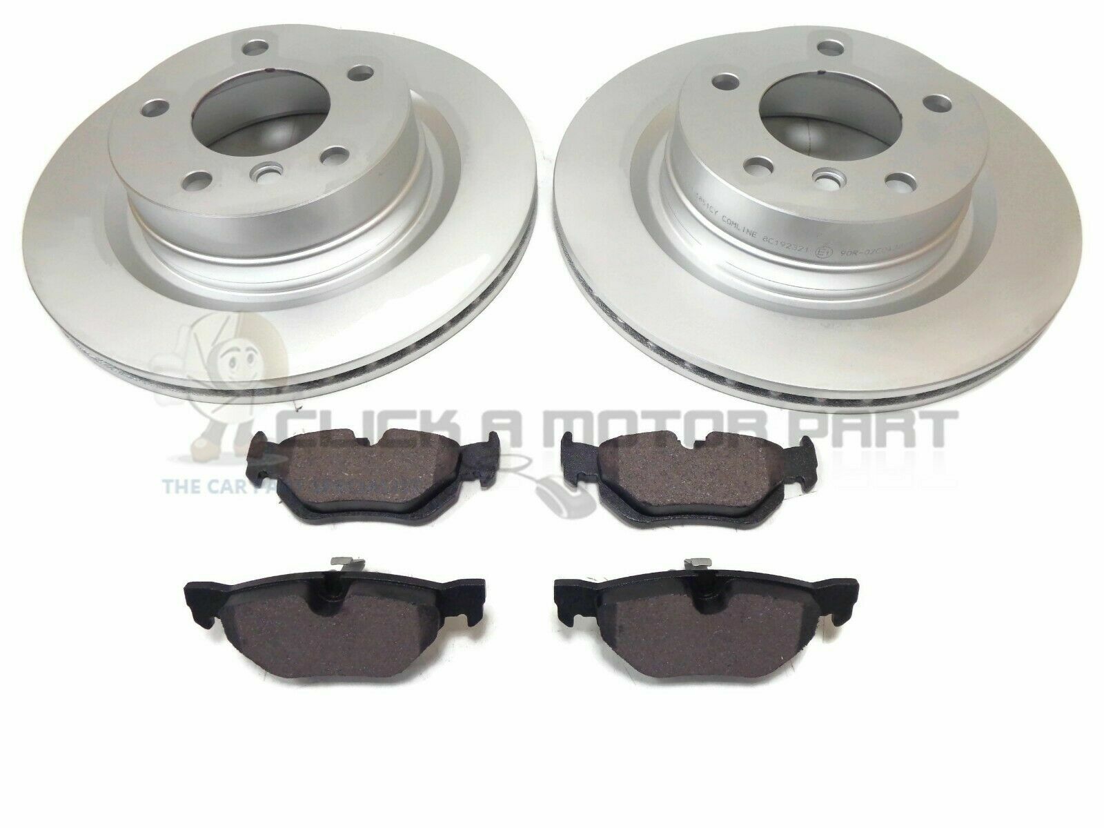BMW 1 SERIES E82 E88 123d 2007-2013 REAR 2 BRAKE DISCS AND PADS SET NEW ...