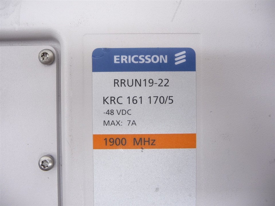 ERICSSON REMOTE RADIO UNIT 3R ENCLOSURE RRUN19-22 KRC 161 170/5 1900 ...