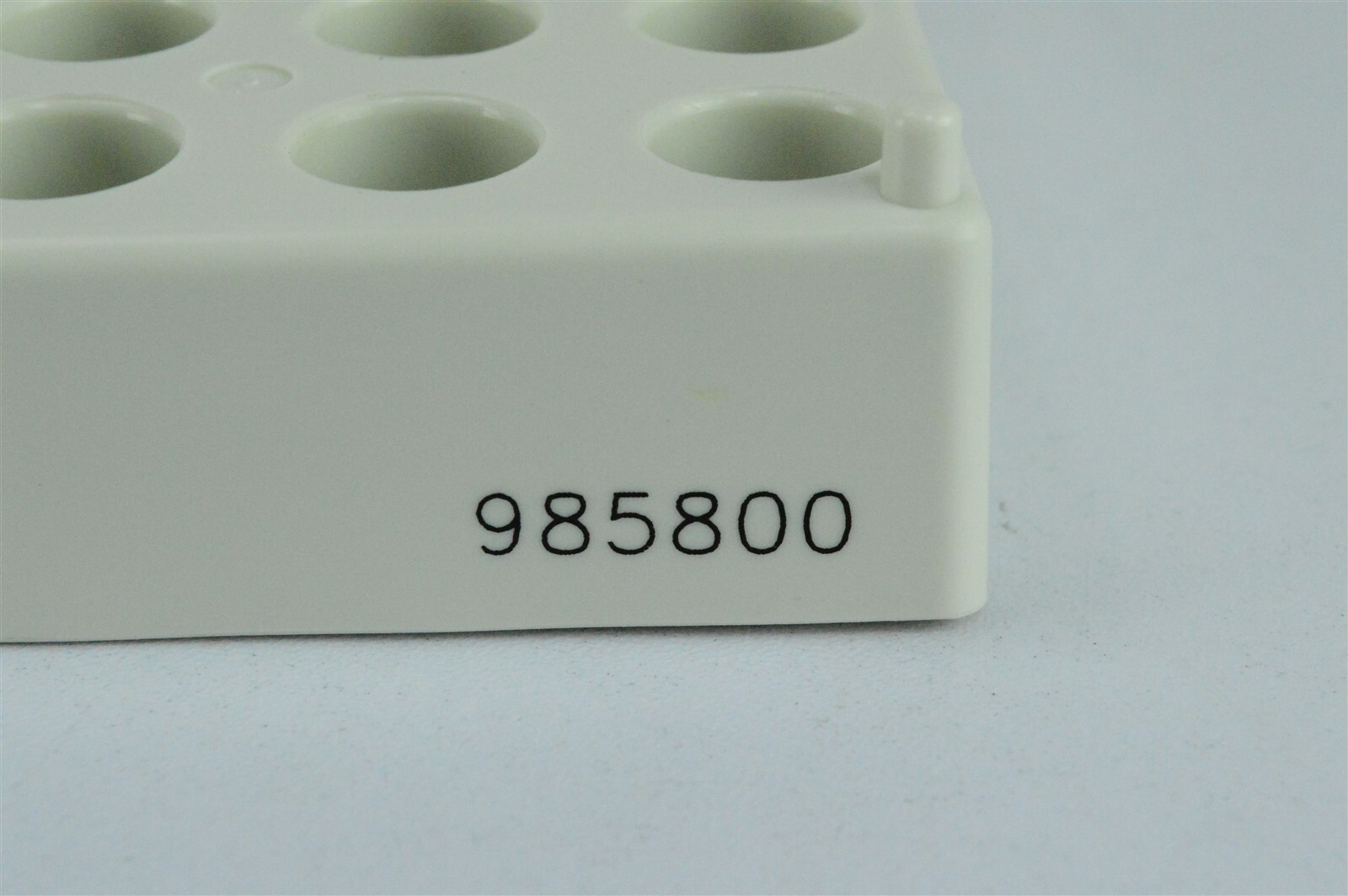 Lot of 2 Wheaton 985800 White Vial Rack 50 Well 2 ml vials for 12 mm ...