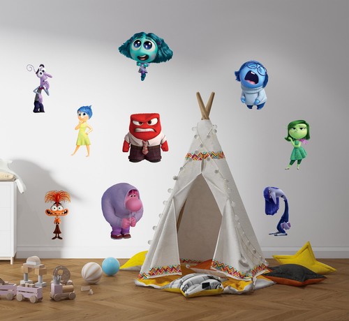 Inside Out 9 Characters Set Wall Sticker Decal Kids Decor Art Kids ...