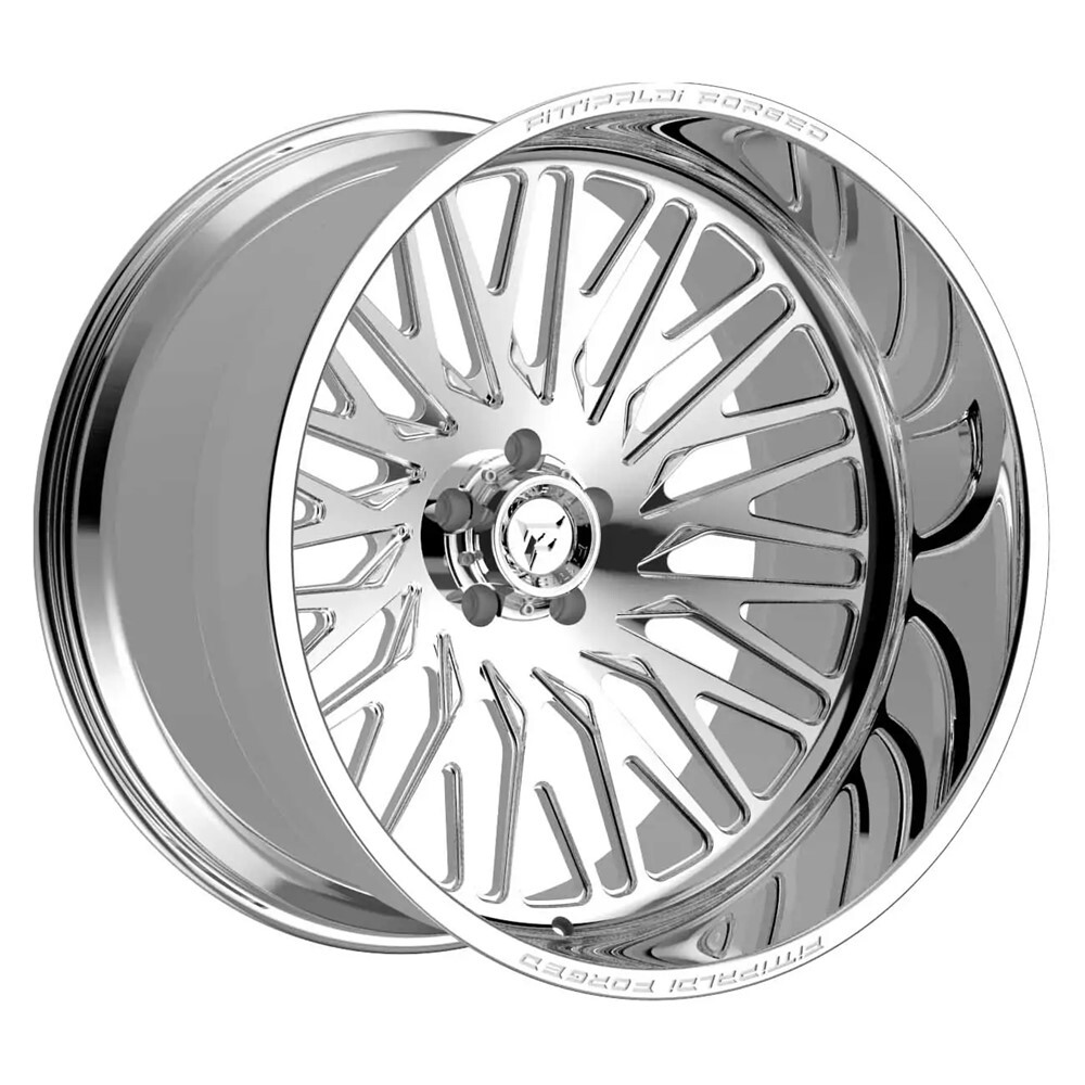 24x12 Fittipaldi FTF500P Polish FORGED DIRECTIONAL Wheels 6x5.5 (-44mm ...