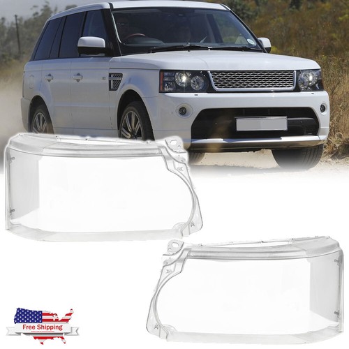 Headlight Lens Cover Lampshade Clear For 2010-2013 Land Rover Range ...
