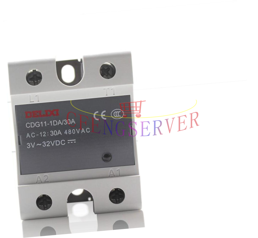 1PCS NEW DELIXI CDG1-1DA/30A SSR 30A 480VAC Solid State Relay Input 3V ...