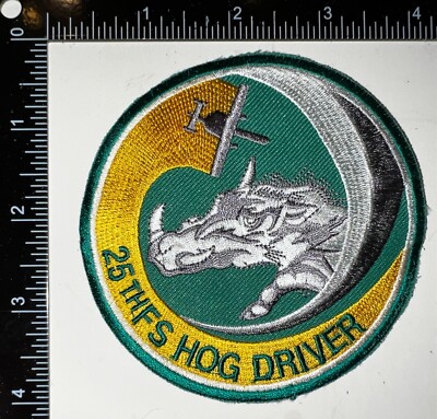 USAF 25th Fighter Squadron Draggins Hog Driver A-10 Patch | eBay