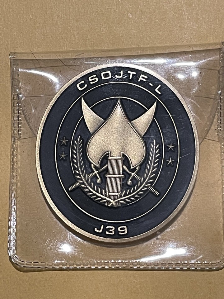 Combined Special Operations Joint Task Force Challenge Coin CSOJTF-L ...