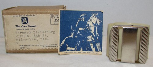 1941 Kix Lone Ranger Luminous Blackout Safety Belt w/ instructions ...
